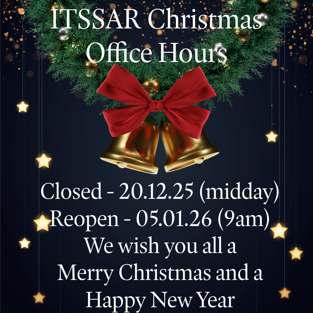 ITSSAR Festive Hours - ITSSAR